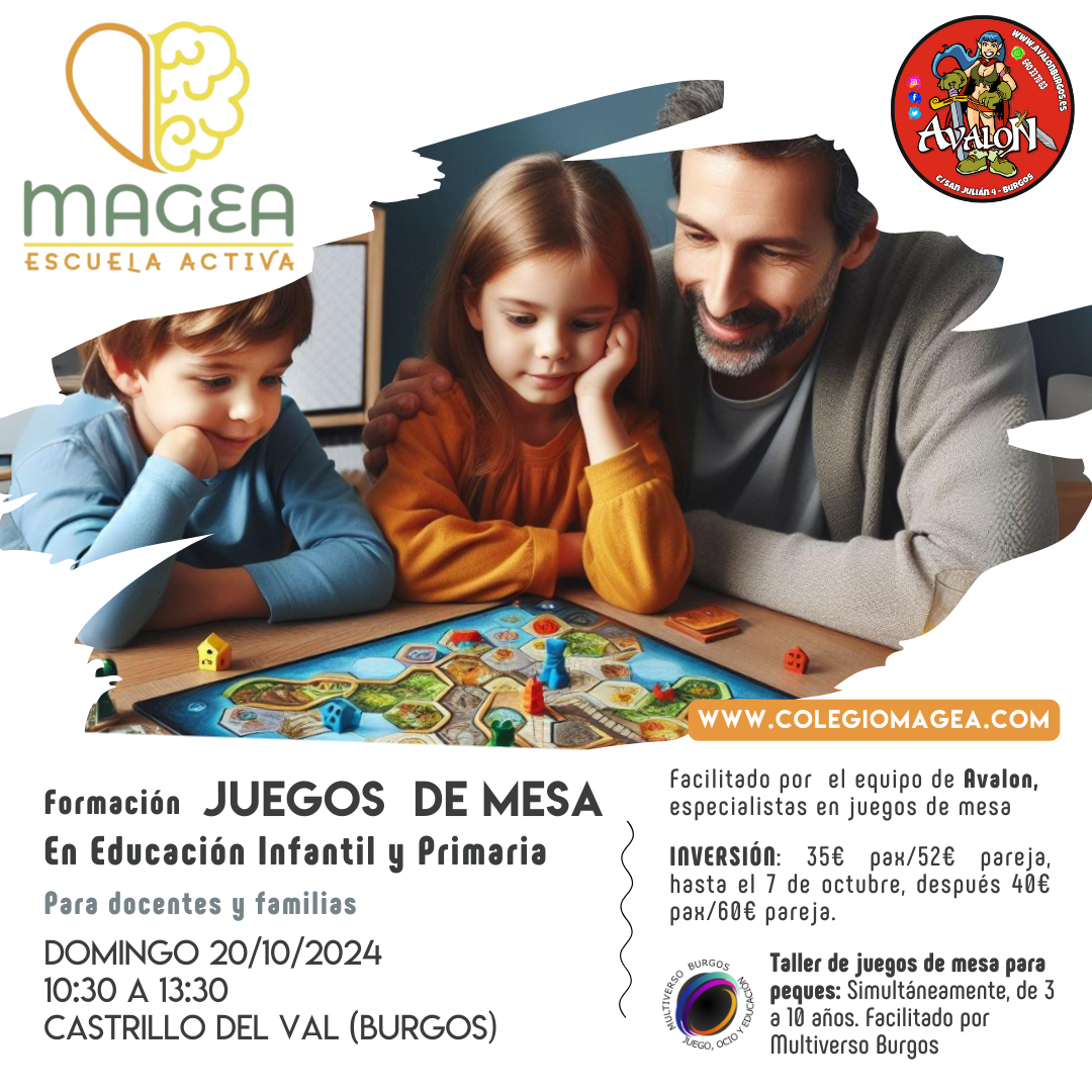 Formación Juegos de mesa - Colegio Magea - Centro de Innovación Pedagógica